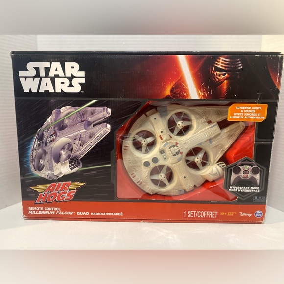 Disney | Toys | Star Wars Millennium Falcon Air Hogs Remote Controlled ...
